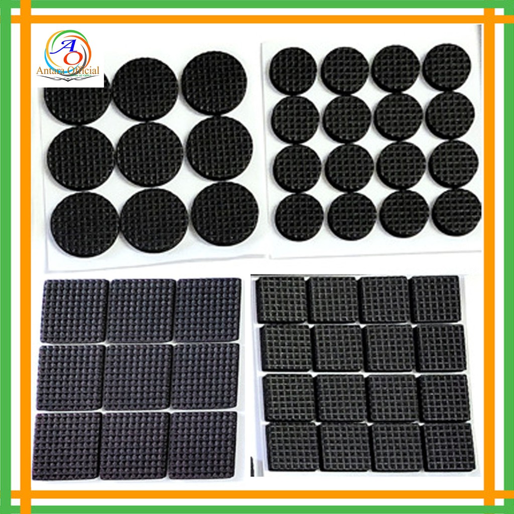 Jual Bantalan Pelindung Alas Kaki Kursi Meja 18mm Karet Busa Pad ...