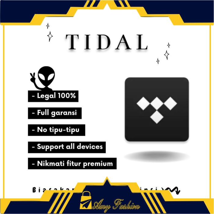 Jual NEW TIDAL PREMIUM HI-FI DAN HI-FI PLUS 1 MONTH FULL GARANSI PROMO ...