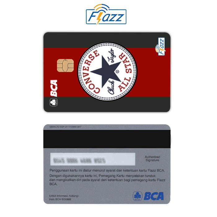 Jual Converse Kartu E-Money Flazz BCA Gen 2 NFC Custom Card | Shopee ...