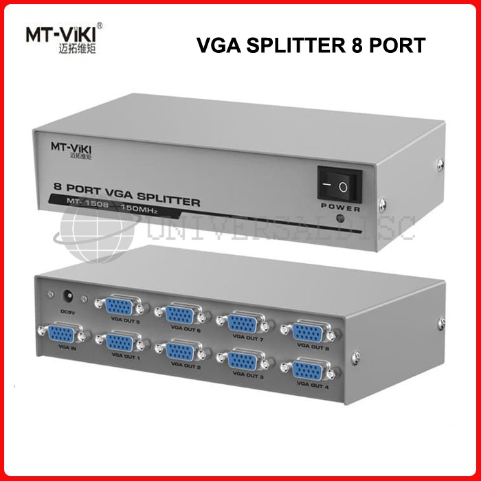 Jual VGA Splitter 8 Port - Splitter VGA 8 Port - VGA Spliter 8 port ...