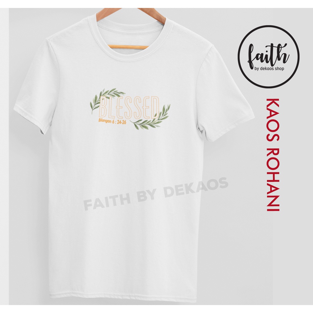 Jual KAOS BLESSED / KAOS ROHANI KRISTEN / KAOS PASKAH / KAOS NATAL ...