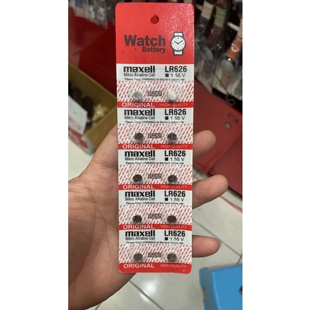 Jual Baterai jam tangan SONY/MAXELL/DGTLS LR626/377. harga 1 papan isi 10 biji. | Shopee Indonesia