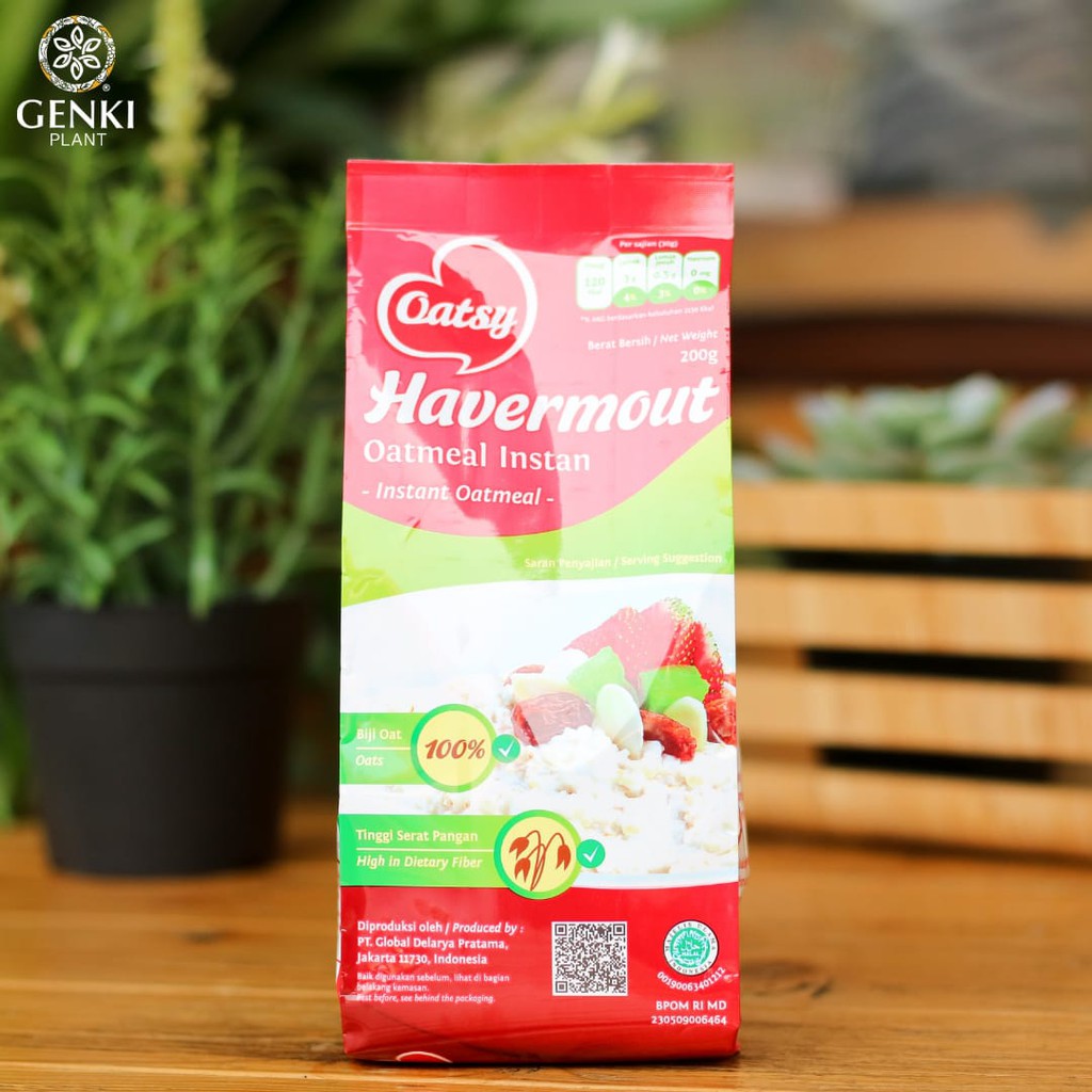 Jual OATSY Instant Oatmeal (Havermout) - 200 g | Shopee Indonesia