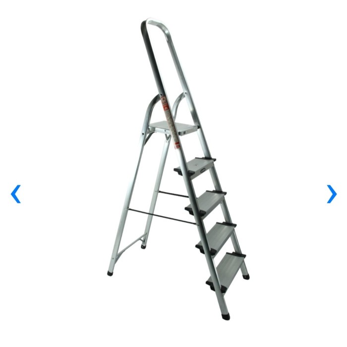 Jual Tangga Lipat Krisbow /Fixsteps Tangga Lipat Aluminium 5 Wide Step ...