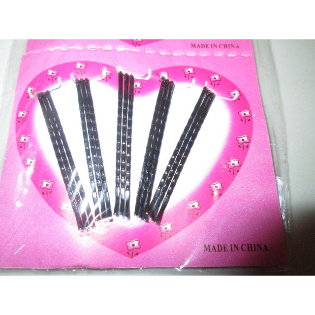 Jual Jepitan Rambut Model Lidi Hair Pin isi 15 Pcs Warna Hitam | Shopee ...