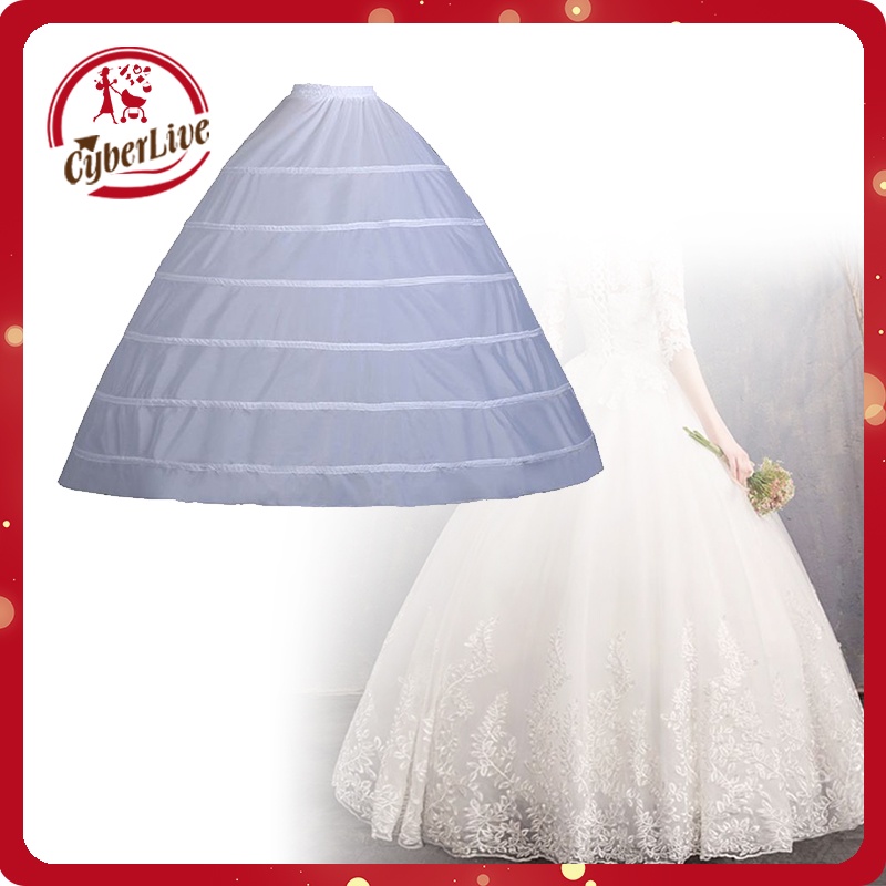 Jual Gaun Kebaya Pengantin Petikot Peticoat 3kawat 6kawat Petticoat ...