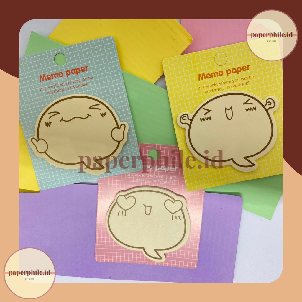 Jual Sticky notes / Sticky notes lucu emoticon / Post it / Post it lucu ...