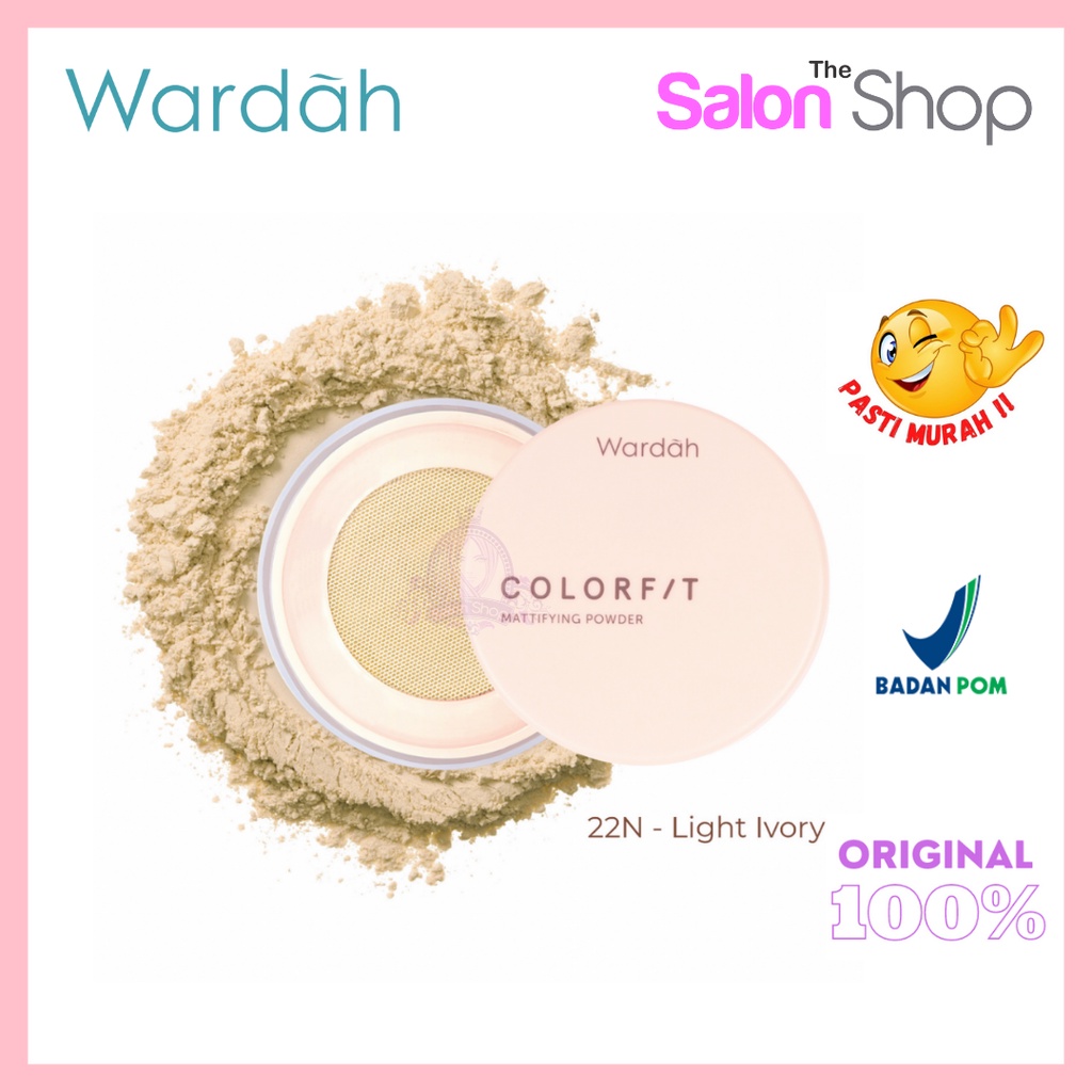 Jual Wardah Colorfit Mattifying Powder 15 g | Shopee Indonesia