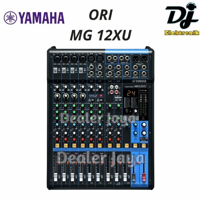 Jual Mixer Analog Yamaha MG 12XU / MG 12 XU / MG12XU - 12 channel --ORI ...