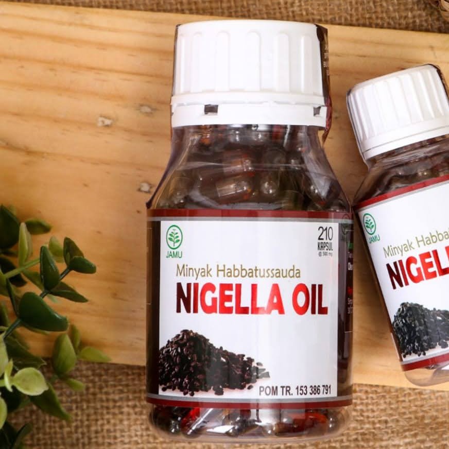 Jual Minyak habbatussauda NIGELLA OIL 210 kapsul / habbatussaudah ...
