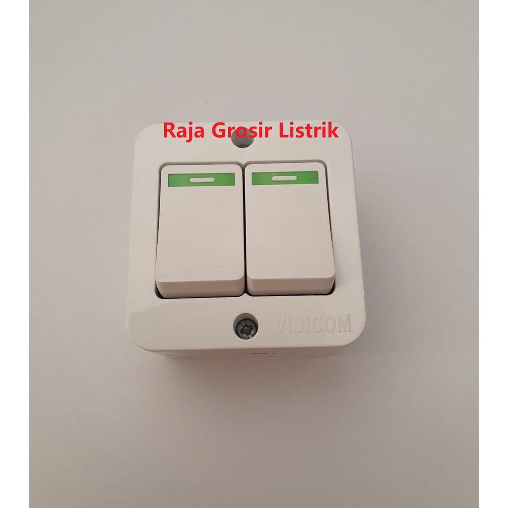 Jual Visicom Saklar Seri Double Ganda Outbow SNI Original VS 902 OB ...