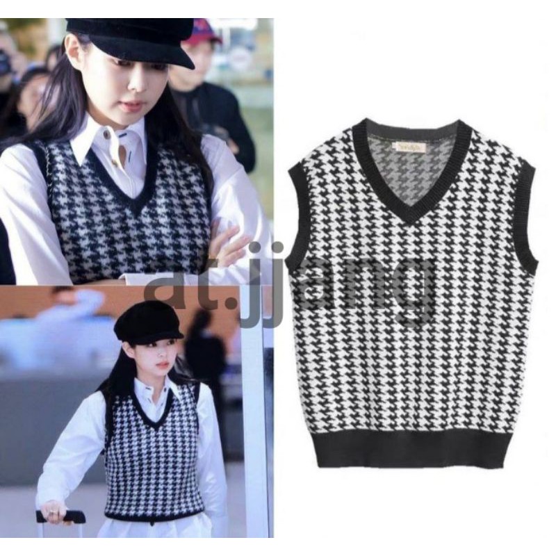 Jual [BACA DESKRIPSI] PO Vest Rajut Mashiho Treasure Jennie Blackpink ...