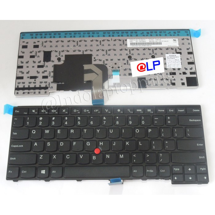 Jual keyboard Lenovo E431 E440 L440 T431 T440 T440 Black (4 BAUT ...