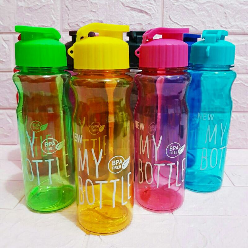 Jual MY BOTTLE KLIK BOTOL MINUM WARNA ADA TALI 500 ML Tempat Air Murah ...