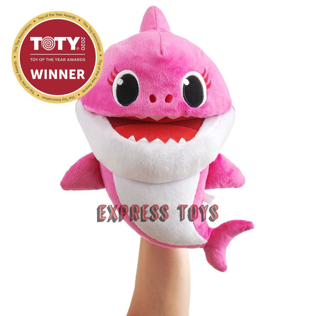 Jual Pinkfong Baby Shark Puppet With Tempo Control Mommy Shark Pink ...