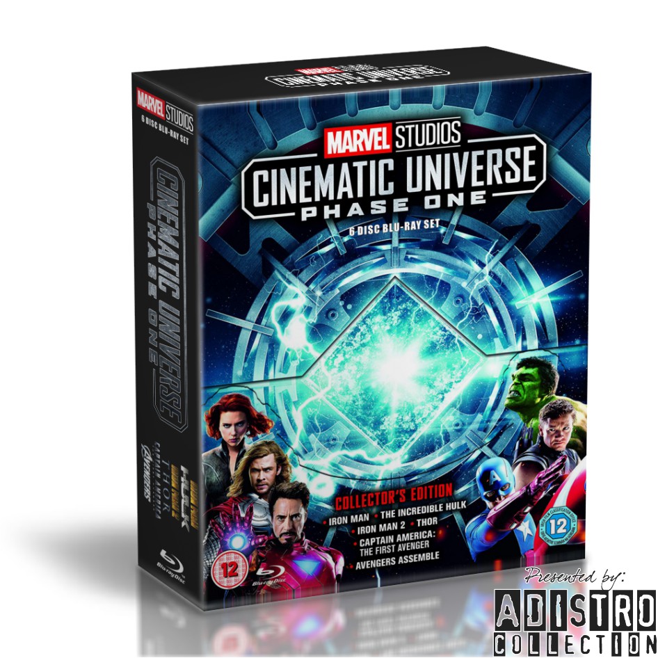 Jual Film Blu-Ray MARVEL CINEMA UNIVERSE MCU PHASE 1 Edisi BOX SET ...