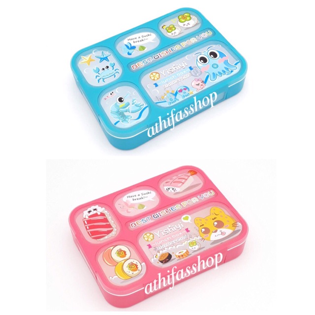 Jual Kotak Makan Yooyee Lunch Box Sekat 6 | Shopee Indonesia