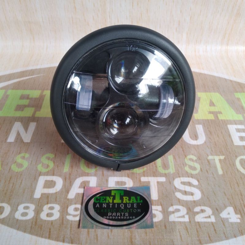 Jual lampu depan headlamp daymaker pesek 4 titik sisi | Shopee Indonesia
