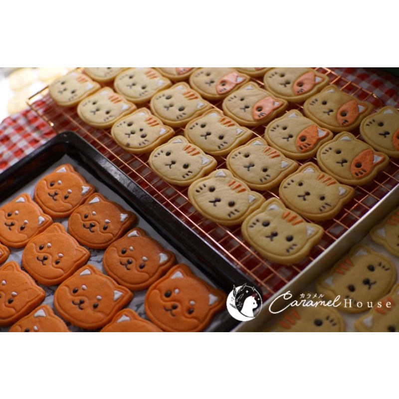 Jual Cat Rilakkuma Shiba Inu Sugar Cookies Character Cookies Kue Kering ...