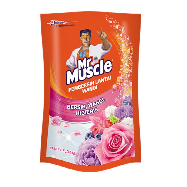 Jual Mr Muscle Axi Triguna Fruity Floral Pouch 720ml | Shopee Indonesia