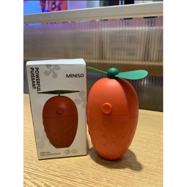 Jual Kipas Angin/Mini Fan portable Original Miniso | Shopee Indonesia
