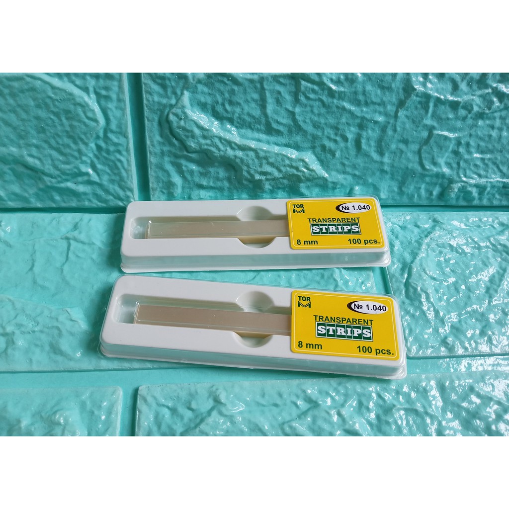Jual Seluloid Strip Dental Matrix Selluloid Dental Strip | Shopee Indonesia