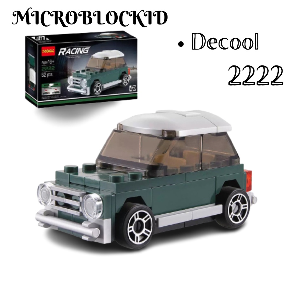 Jual DECOOL RACING PACEMAKER MINI COOPER VAN 57PCS PULLBACK ACTION/BRICK BLOCK | Shopee Indonesia