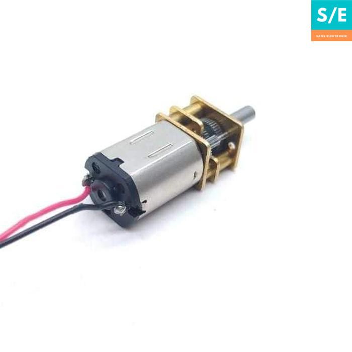 Jual N20 DC 6V 410rpm mini micro motor gearbox gear box N 20 for robot ...