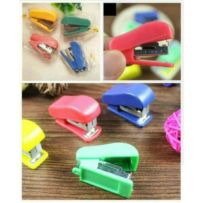 Jual Staples Mini/Stapler Kecil Plus isi Satu Baris | Shopee Indonesia
