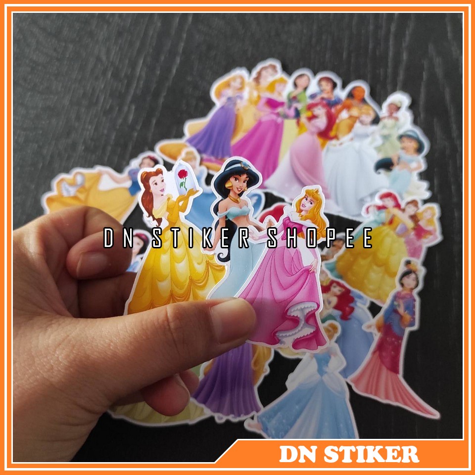 Jual stiker putri disney stiker kertas karakter Putri disney 15pcs ...