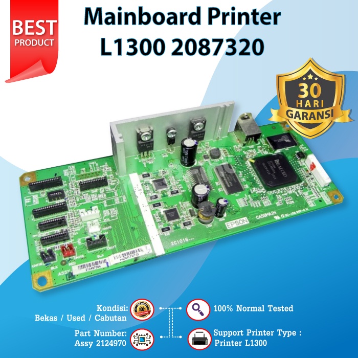 Jual Mainboard Printer Epson L1300 L-1300, Motherboard Epson L1300 ...