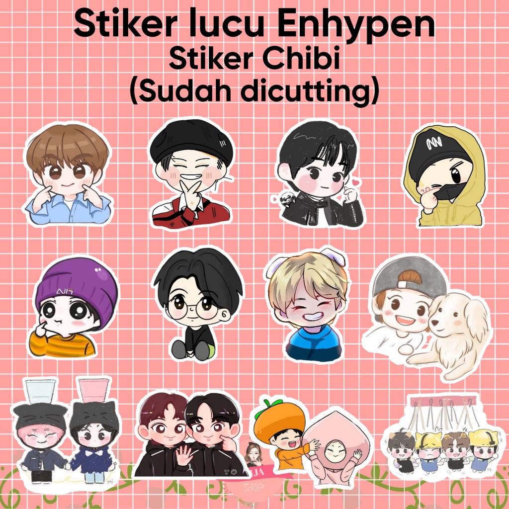 Jual STIKER ENHYPEN | STIKER KPOP | STIKER CUTE ENHYPEN | STIKER CUTTING | STIKER CHIBI ...