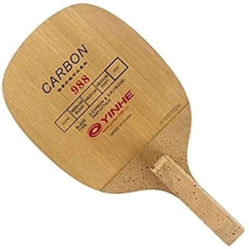Jual yinhe 988 carbon j-pen bat bet blade ping pong | Shopee Indonesia