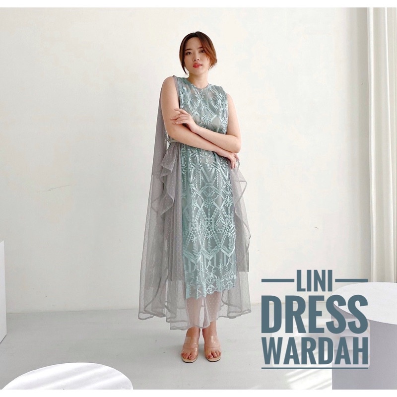 Jual dress kondangan dress wisuda longdress Lini dress korea | Shopee ...
