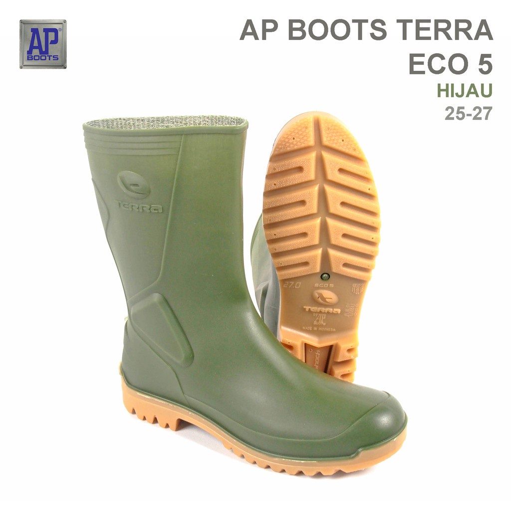 Jual AP Boots TERRA ECO 5 - Sepatu Boot PVC Karet | Shopee Indonesia