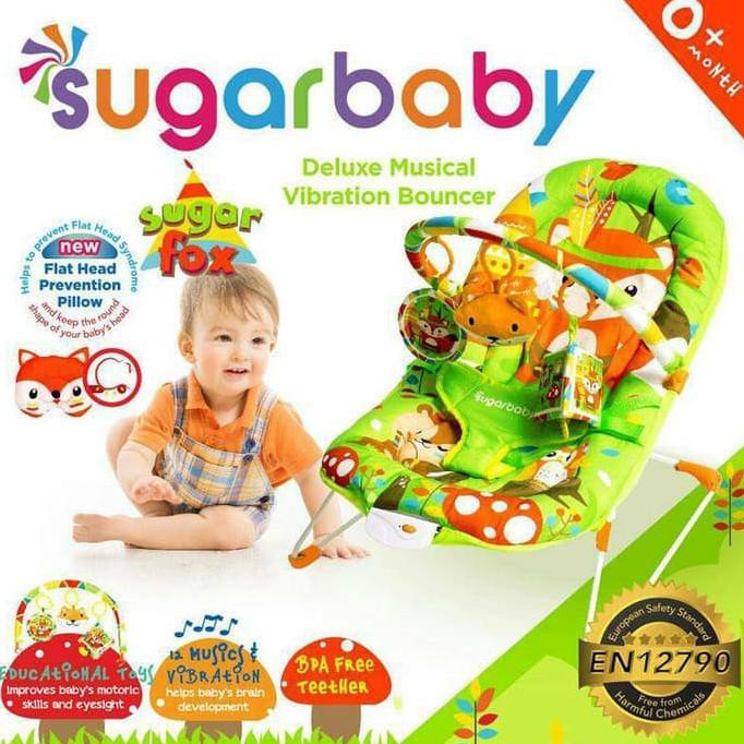Jual Termurah!! Sugar Baby - Bouncher Happy Zoo - Sugar Fox | Shopee ...