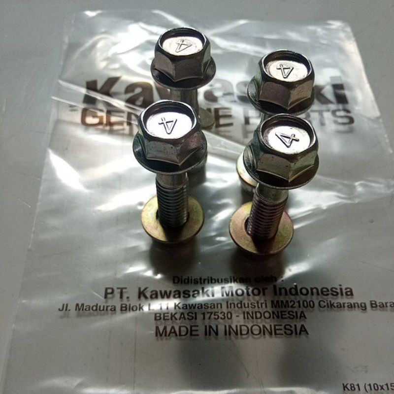 Jual ( 1set 4pcs ) paket baut rubahan baut topi, baut gear belakang ...
