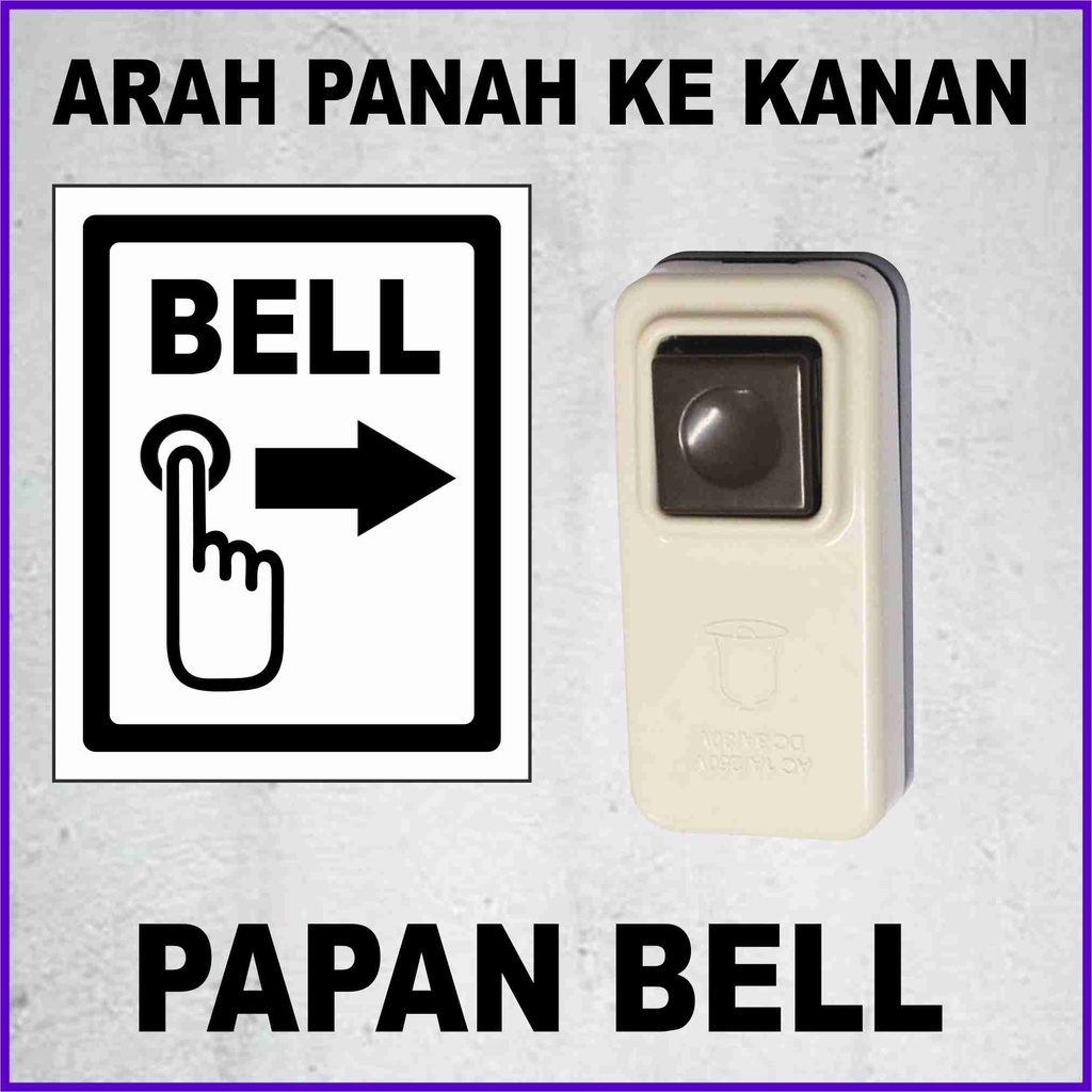 Jual Papan Tanda Bell Rumah Akrilik Sign Board | Shopee Indonesia