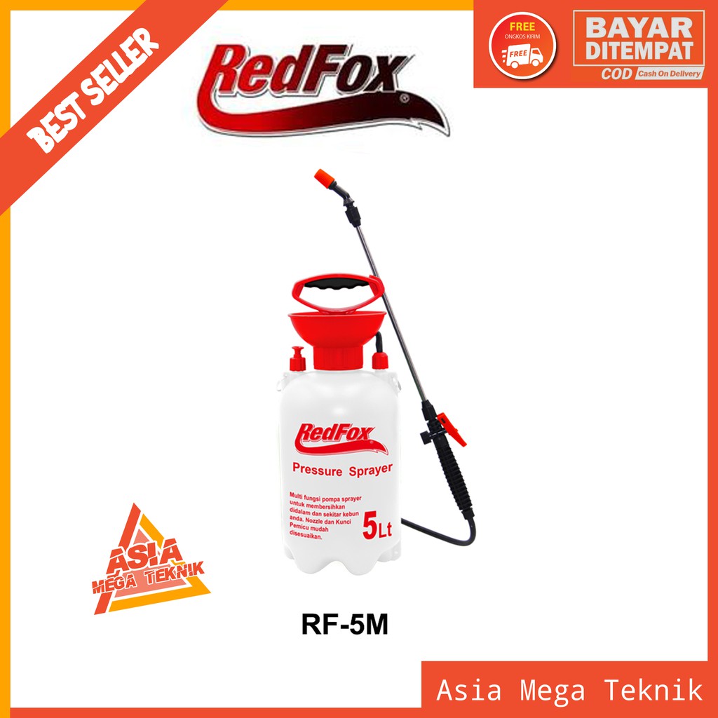 Jual PROMO! Redfox Pompa Semprot Hama Manual 5 L Tengki/Tangki Semprot ...