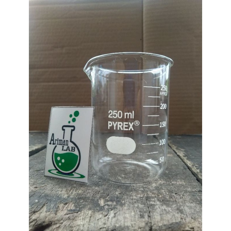 Jual Beaker 250 ml kaca PYREX | Shopee Indonesia