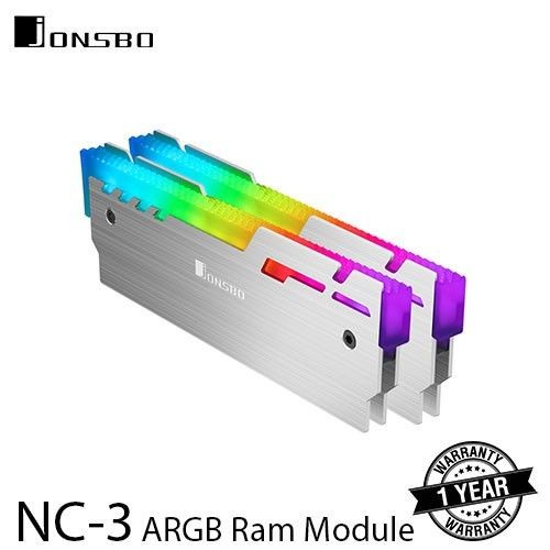 Jual HEATSINK MEMORY JONSBO NC-3 ARGB CASE RAM COOLER ARGB | Shopee ...