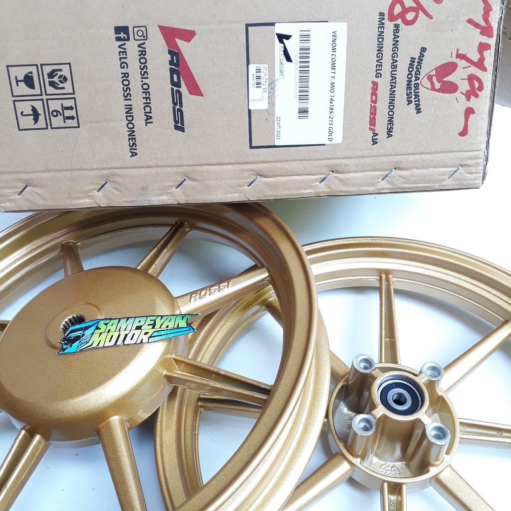 Jual Velg Racing Palang 8 Yamaha Mio Lama Gold Venom Comet VRossi ...
