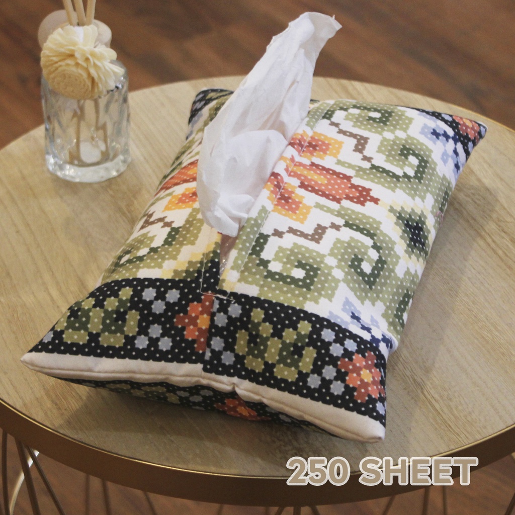 Jual SARUNG TISSUE PRINT 250 SHEETS TEMPAT TISSU BESAR / WADAH TISU ...