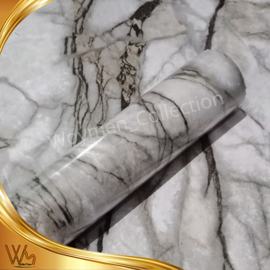 Jual Wallpaper Dinding Motif Marmer 45cm x 100cm Wallpaper Sticker ...