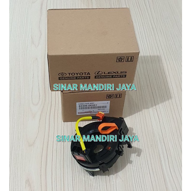 Jual KABEL SPIRAL CABLE KLAKSON TOYOTA INNOVA NEW ATAU HILUX ASLI ...
