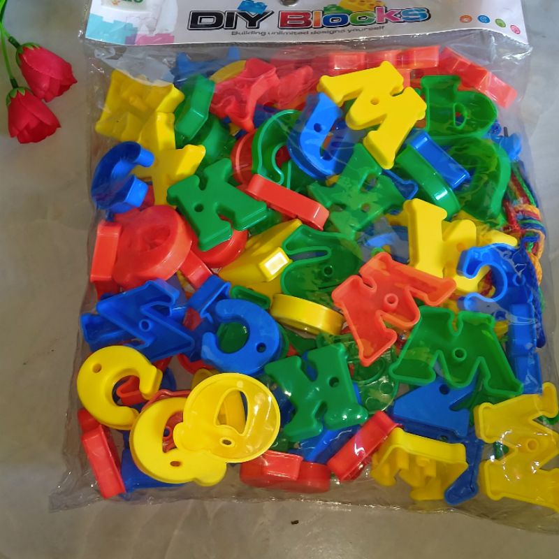 Jual galeri tigaH Meronce Plastik Abjad Alphabet Alfabet Huruf Besar ...