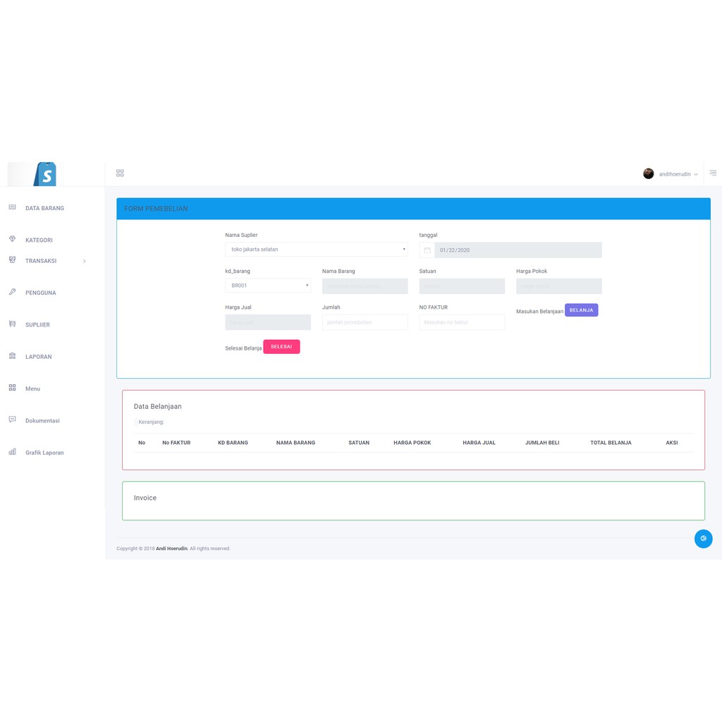 Jual Aplikasi Penjualan Point Of Sale Full Berbasis Web | Shopee Indonesia