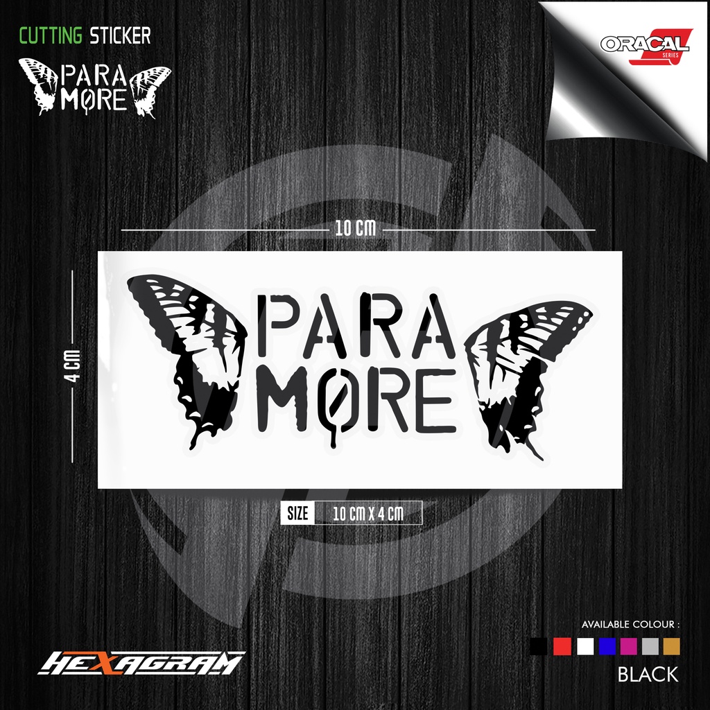 Jual Cutting Sticker Paramore Band Logo | Stiker Cutting Logo Band ...