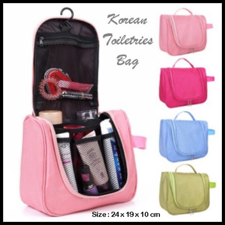 Jual PAKET HEMAT KOREAN TOILETRIES BAG (TAS KOSMETIK & PERLENGKAPAN ...