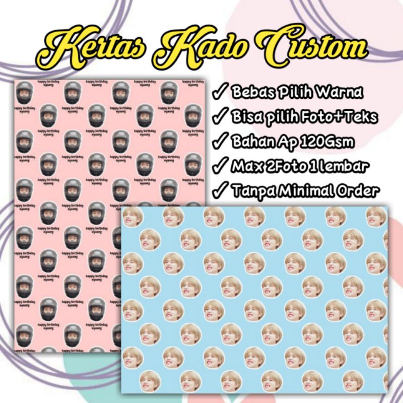 Jual Kertas Kado Custom | Shopee Indonesia